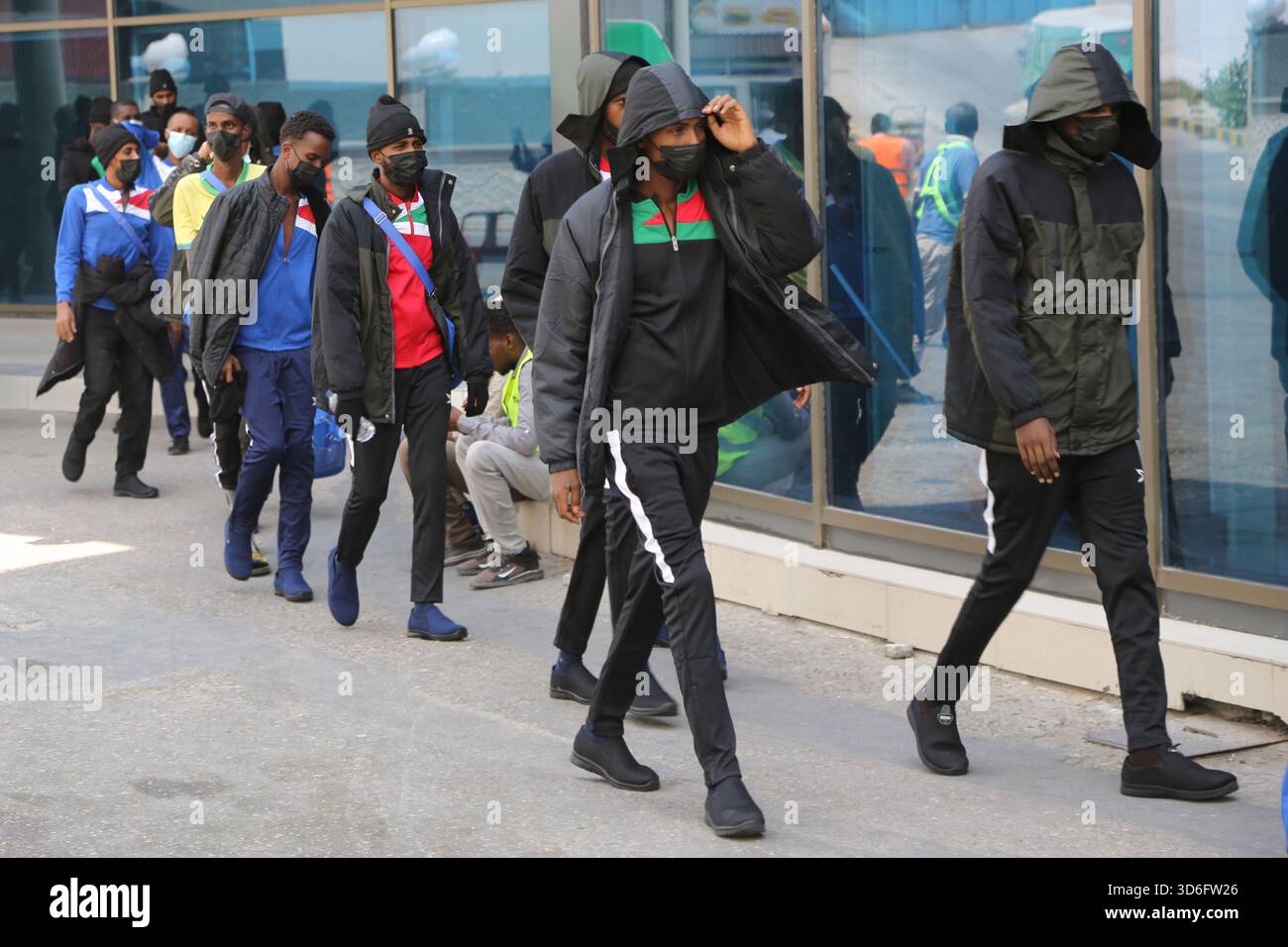 Somali migrants deported from Libya arrive at Aden Abdulle Osman ...