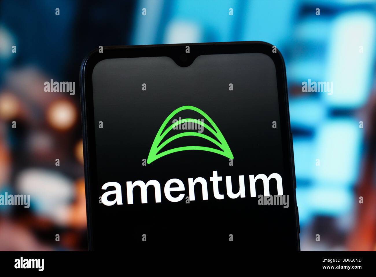 November 20, 2025, Canada: In this photo illustration, the Amentum ...
