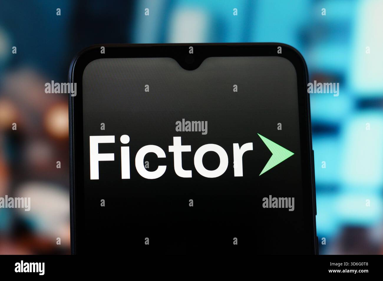 November 20, 2025, Canada: In this photo illustration, the Fictor logo ...