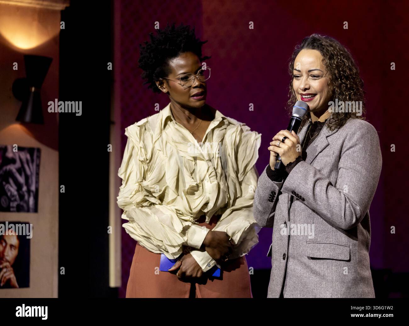 HILVERSUM - Shay Kreuger and Sonja Silva during the NPO Listening ...