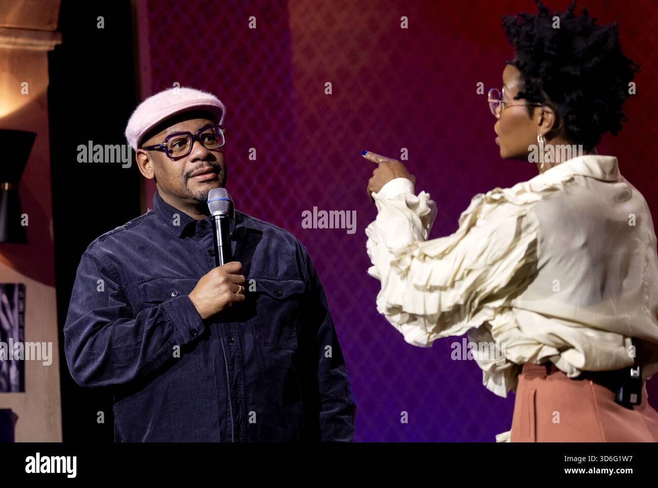 HILVERSUM - Howard Komproe and Shay Kreuger during the NPO Listening ...