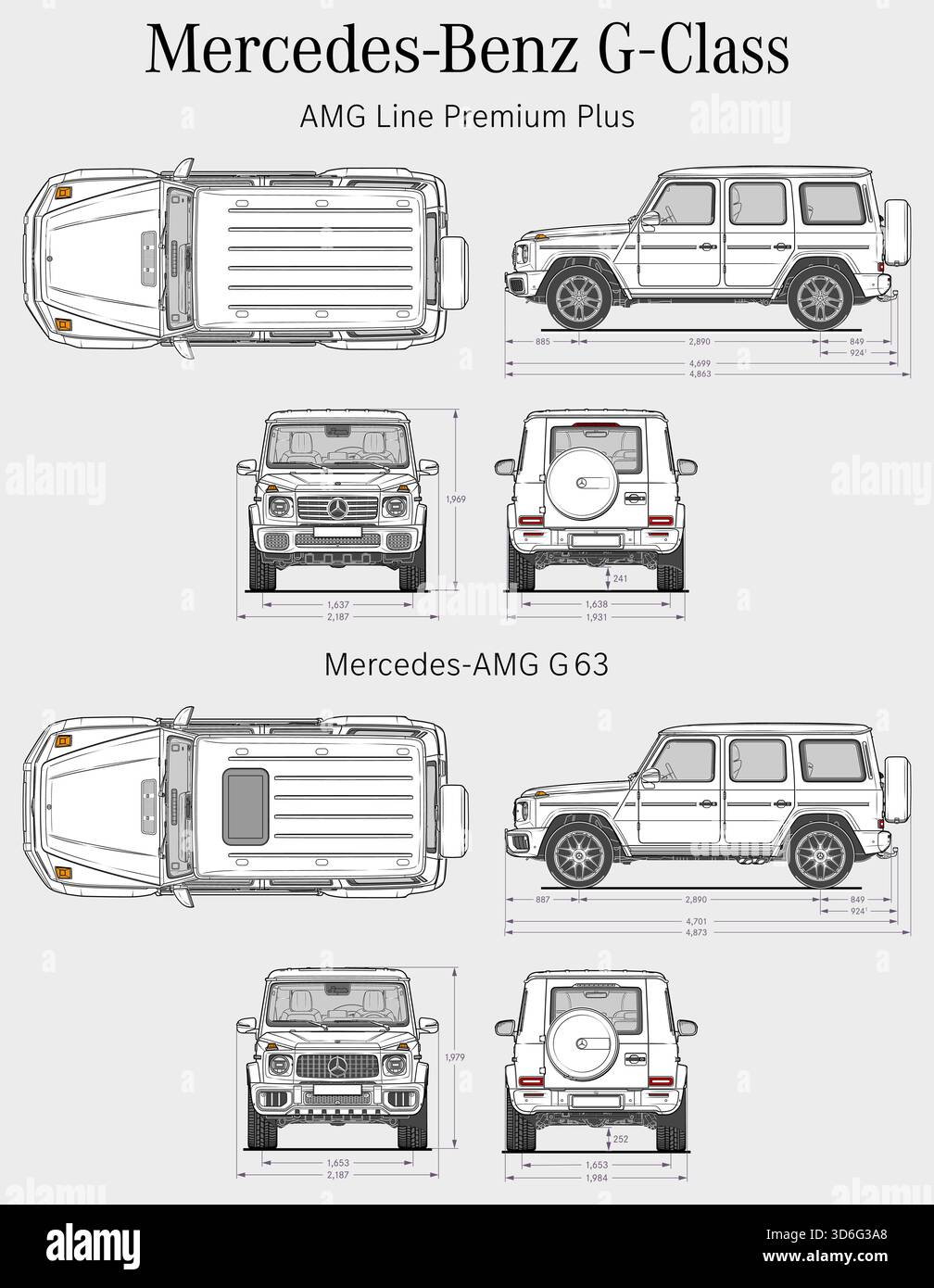 Rear view classic black Stock Vector Images - Alamy