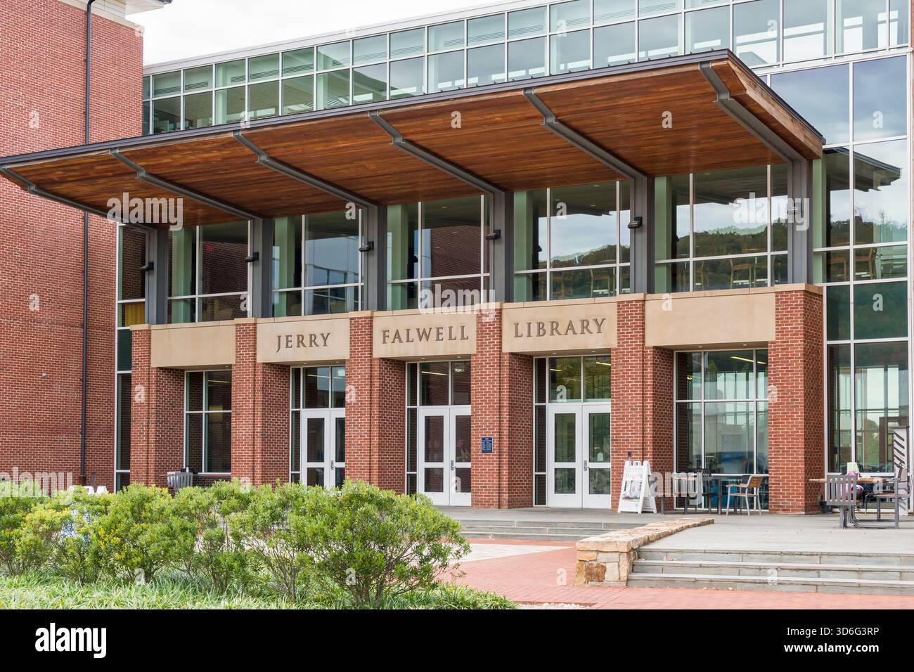 Lynchburg, VA, USA, October 26, 2025: Jerry Falwall Library on the ...