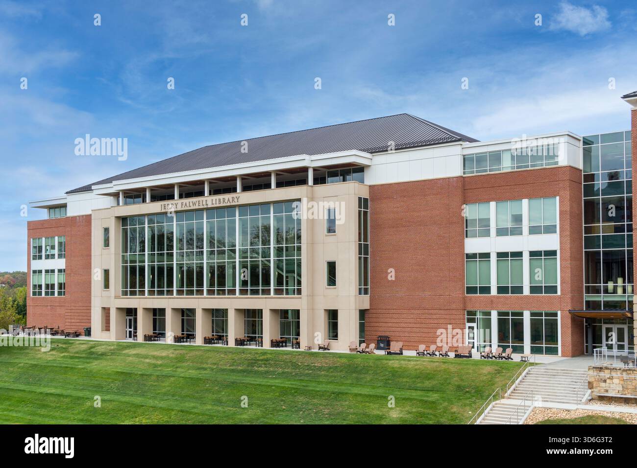 Lynchburg, VA, USA, October 26, 2025: Jerry Falwall Library on the ...