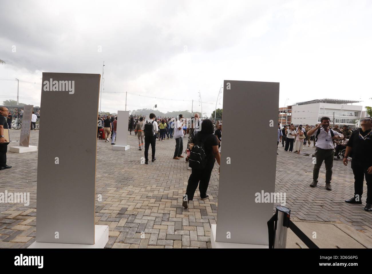 A fire broke out in the Blue Zone pavilion during COP30 in Belém, Pará ...