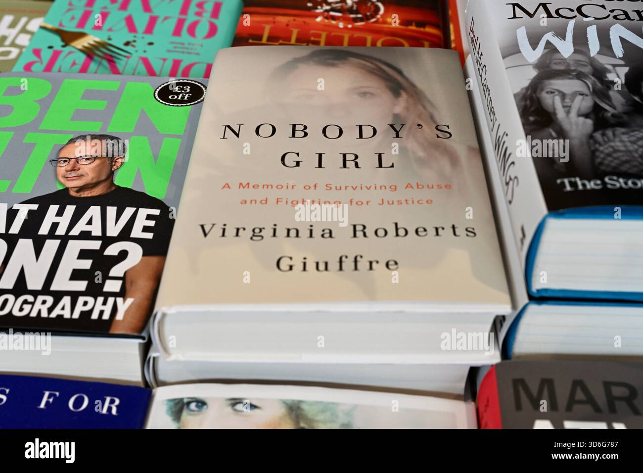 Nobody's Girl By Virginia Roberts Giuffre, Memoir by the late Virginia ...
