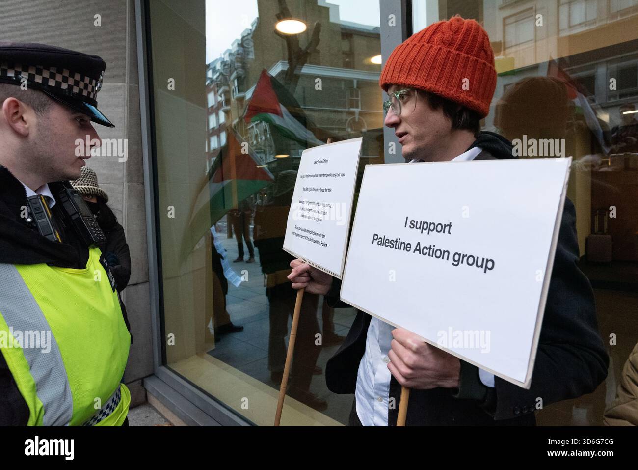London, UK. 20 November, 2025. Defend Our Juries hold their latest ...