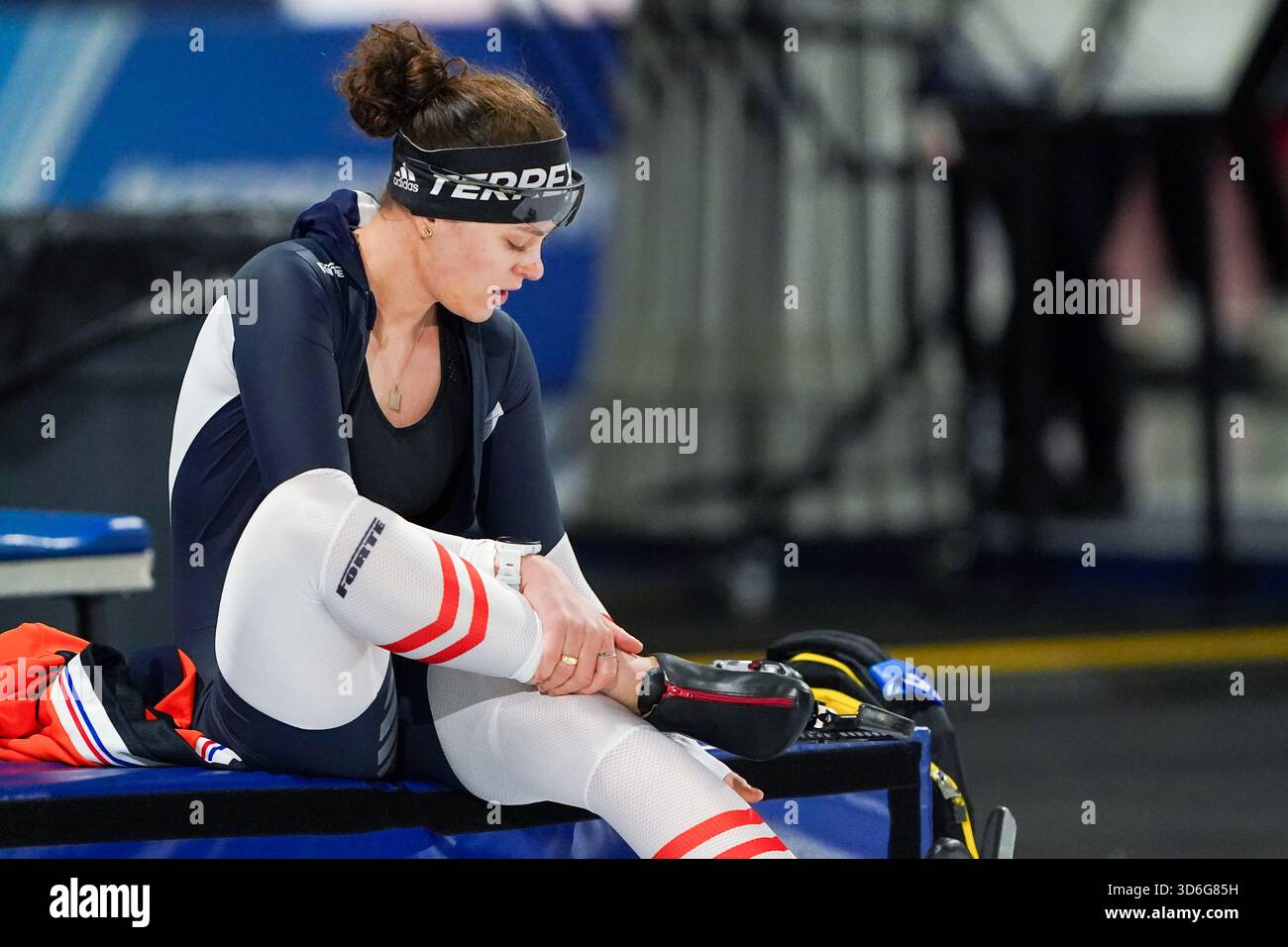 CALGARY, CANADA - NOVEMBER 20: Anna Molnar of Austria during a training ...