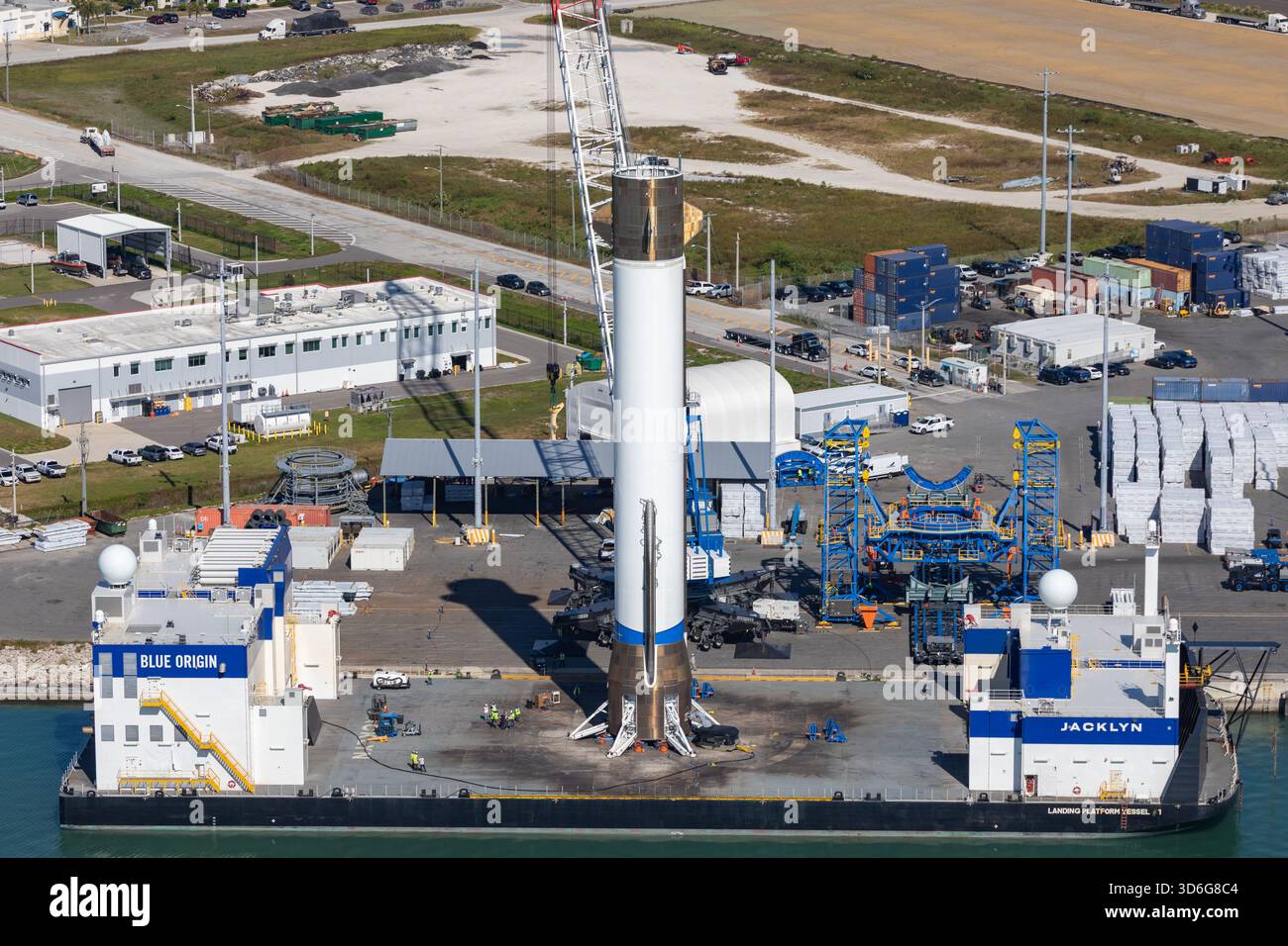 On a brilliant spacecoast moring at sunrise Blue Origin's first ever ...