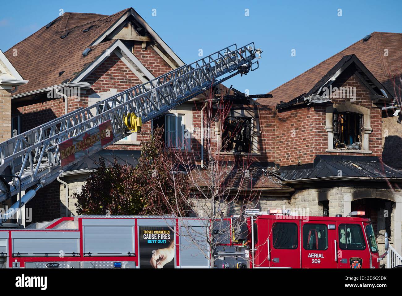 Fire crews work the scene of a fatal residential overnight fire in ...
