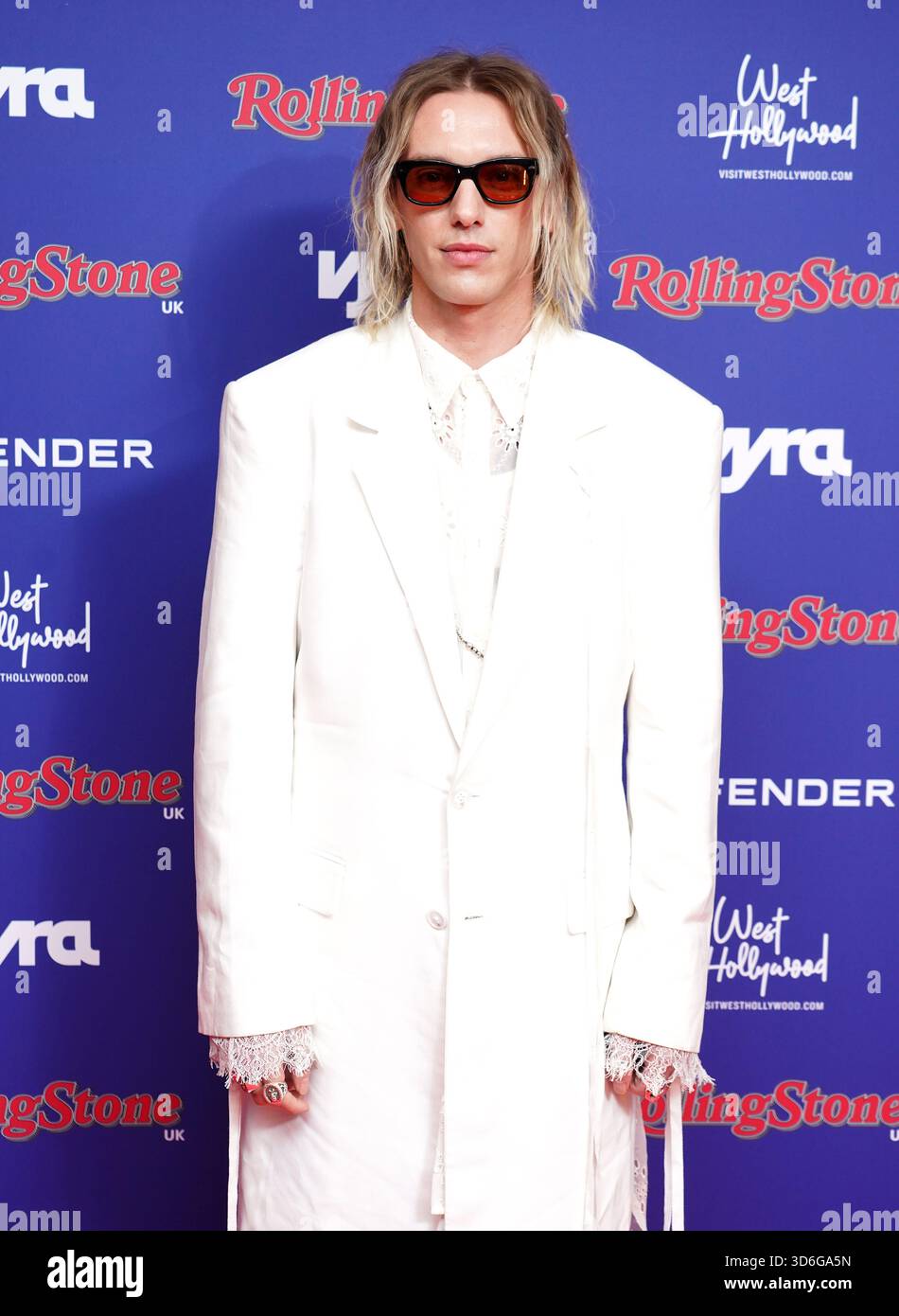 Jamie Campbell Bower attending the Rolling Stone UK Awards at the ...