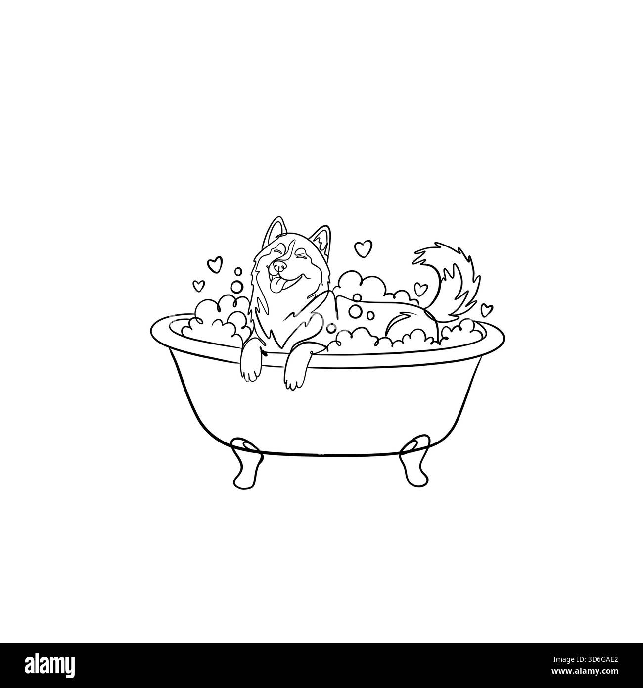 Self care sketch Black and White Stock Photos & Images - Alamy