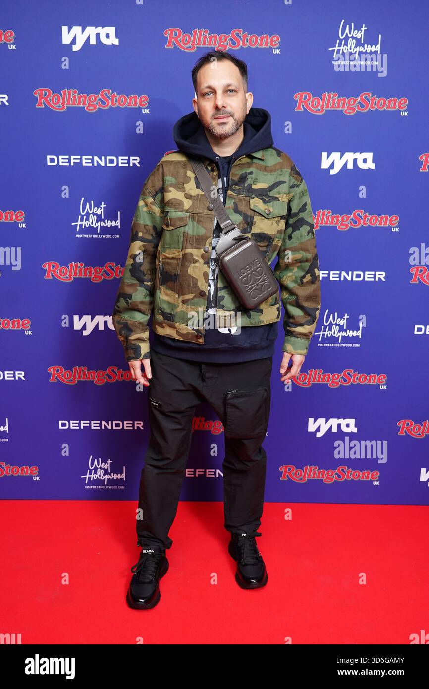 Steven Frayne attending the Rolling Stone UK Awards at the Roundhouse ...