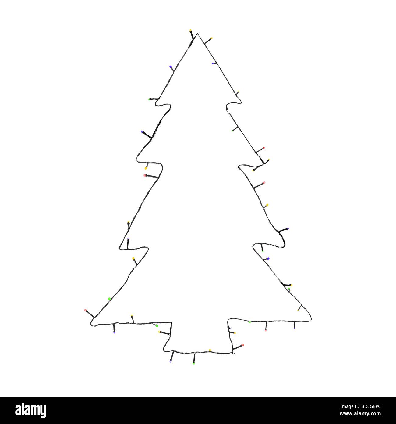 Lights on tree texture Cut Out Stock Images & Pictures - Alamy