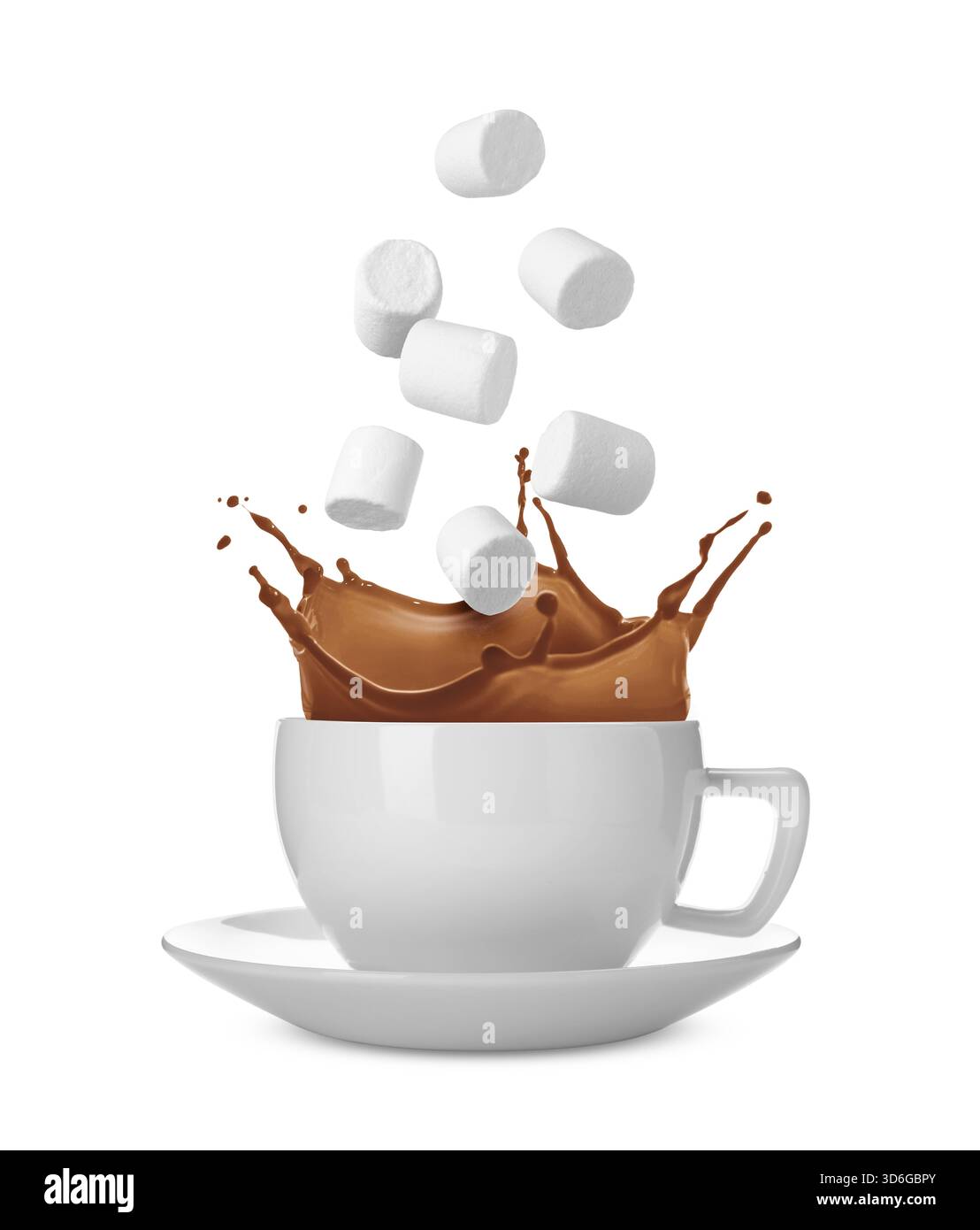 Flying hot chocolate porcelain hi-res stock photography and images - Alamy