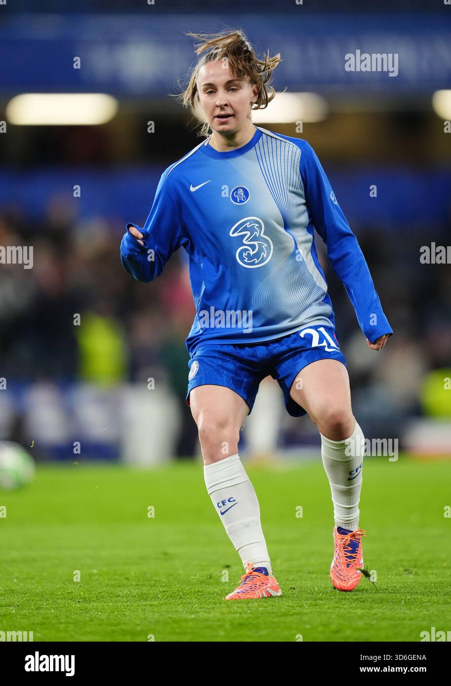 Chelsea's Niamh Charles ahead of the UEFA Women's Champions League ...