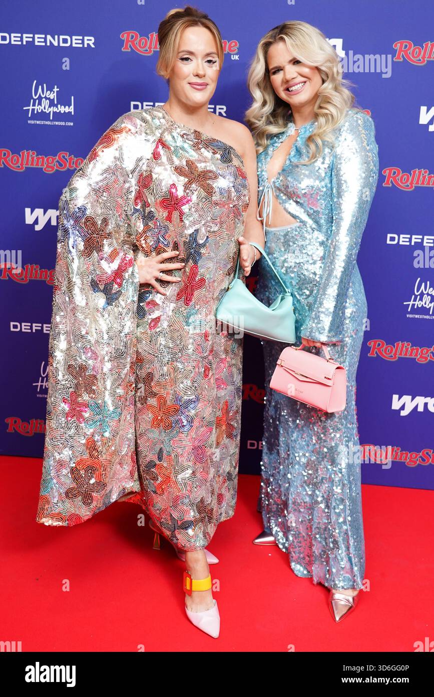 Whitney Bacon-Evans and Megan Bacon-Evans attending the Rolling Stone ...