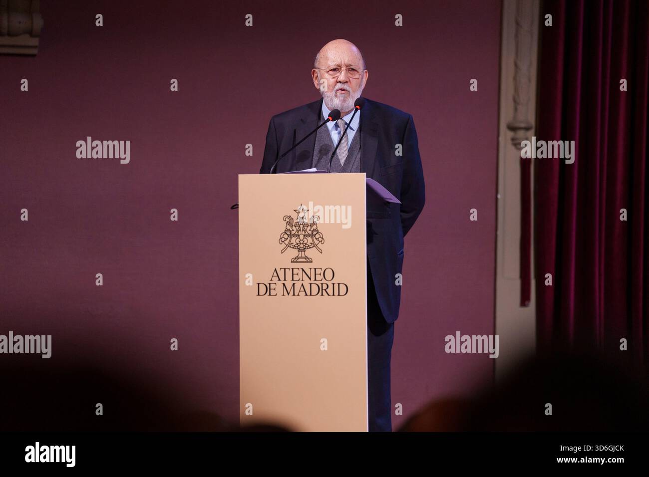 The president of the CIS, José Félix Tezanos, speaks during the ...