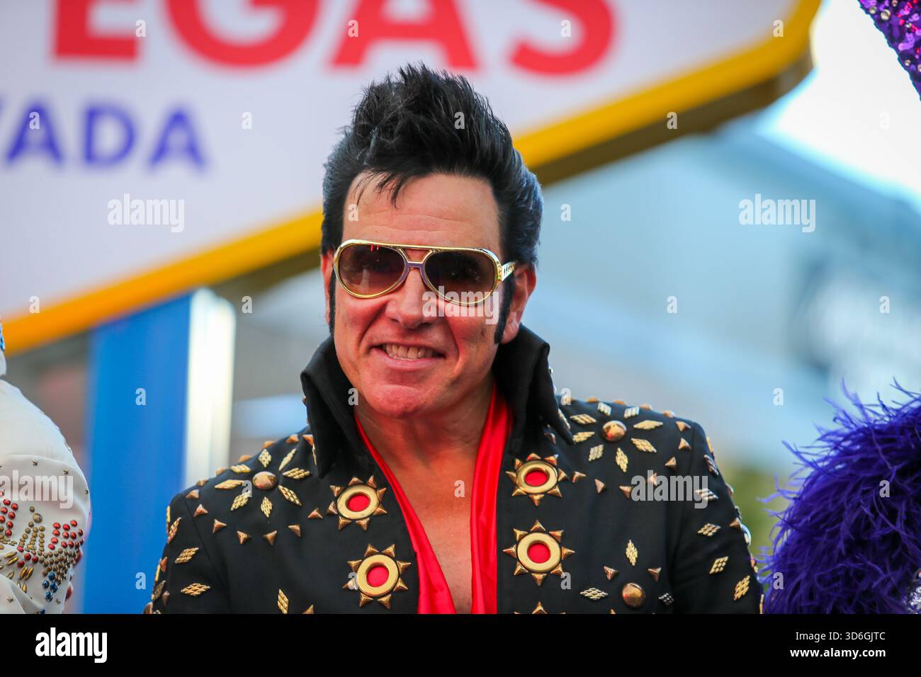 11/19/2025 - Las Vegas F1 Paddock Atmosphere Elvis Presley's lookalike ...