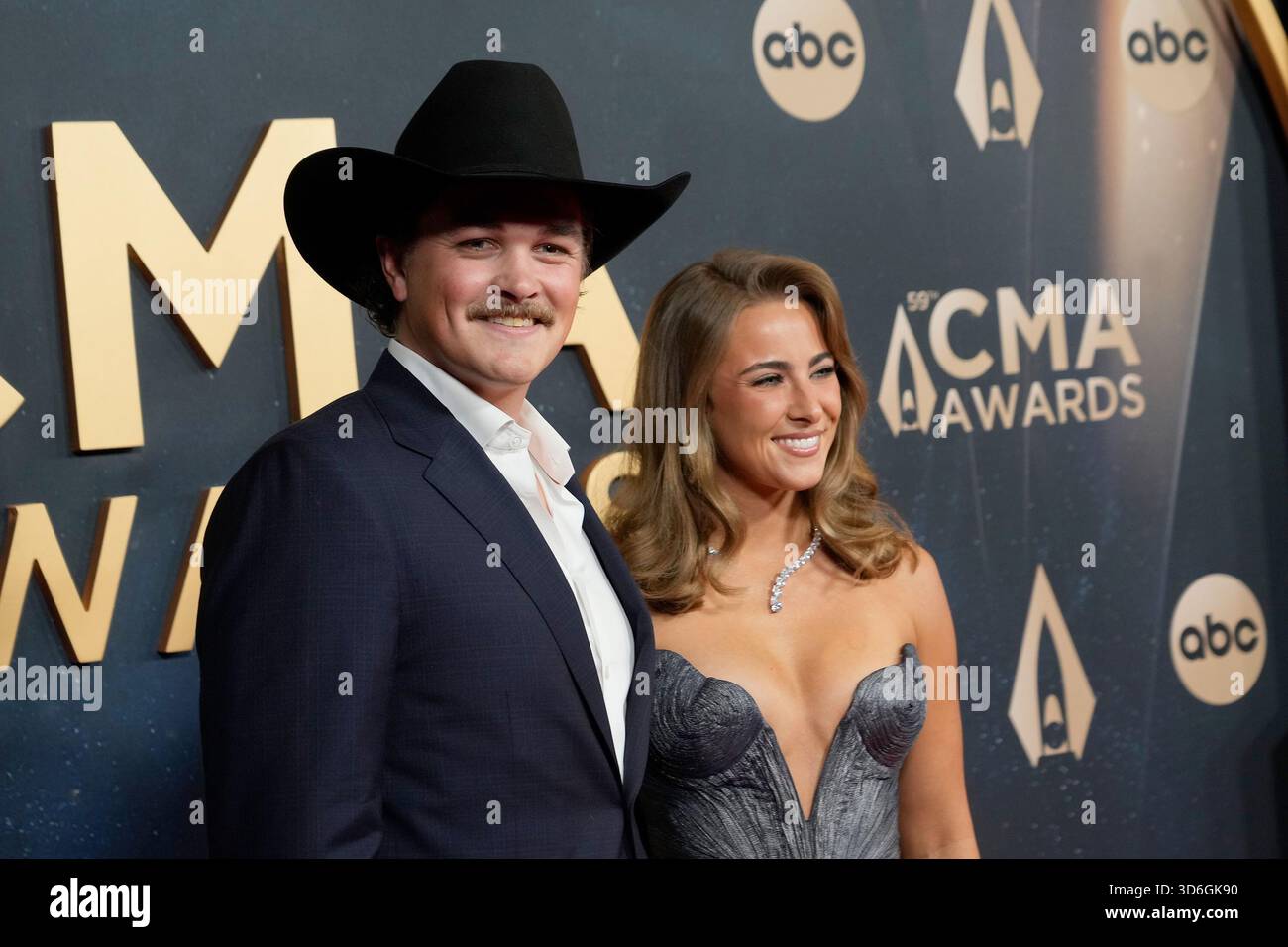 19 November 2025 - Nashville, Tennessee - Amelia Taylor, Zach Top. 59th ...