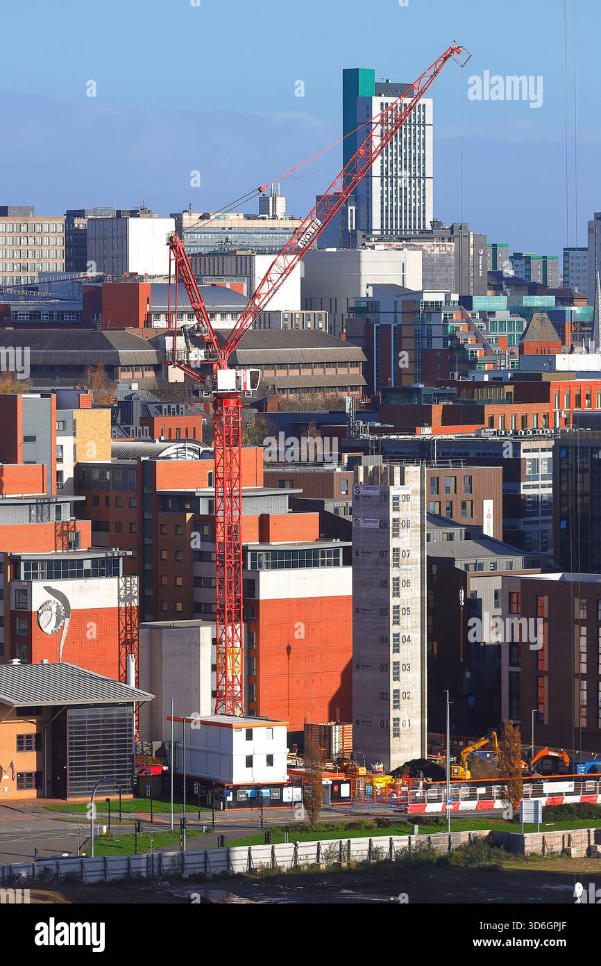 Brigade House under construction on Kirkstall Road in Leeds,West ...