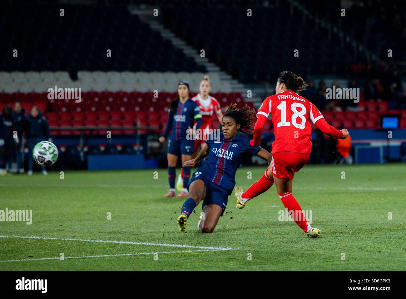 Momoko Tanikawa of Bayern Munchen scores her team's second goal during ...