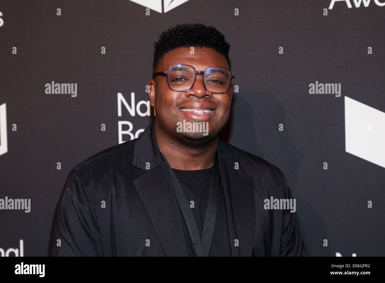 Author Bryan Washington attends the 76th National Book Awards ceremony ...