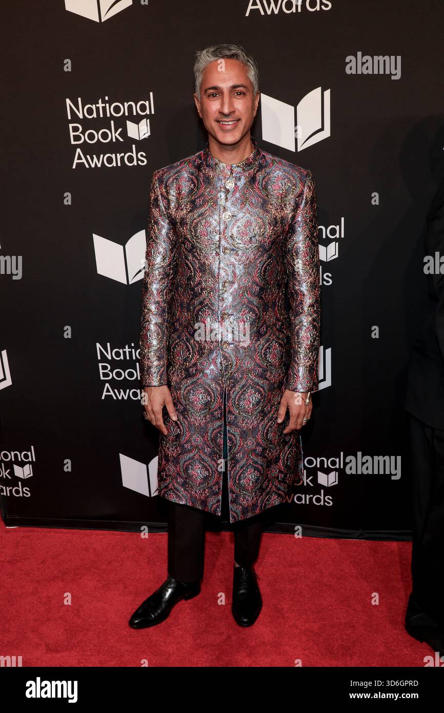 Actor Maulik Pancholy attends the 76th National Book Awards ceremony at ...
