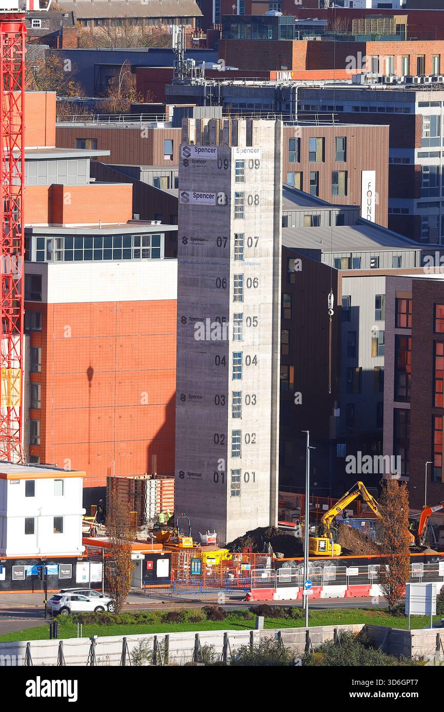 Brigade House under construction on Kirkstall Road in Leeds,West ...