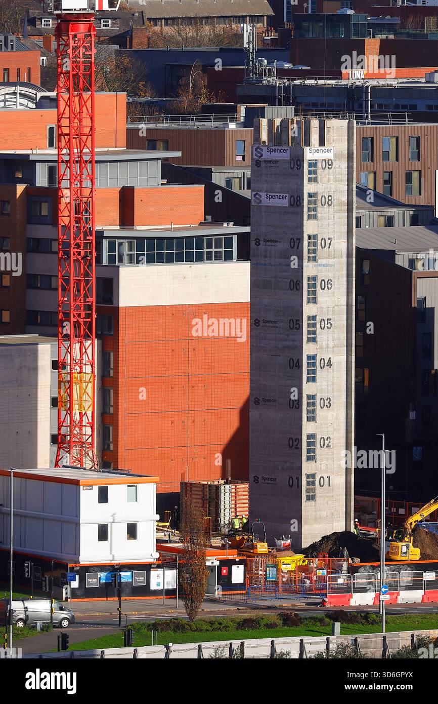 Brigade House under construction on Kirkstall Road in Leeds,West ...