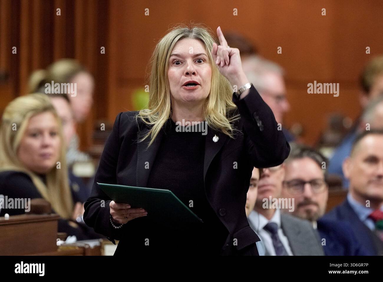 MP for Calgary Midnapore Stephanie Kusie rises during Question Period ...