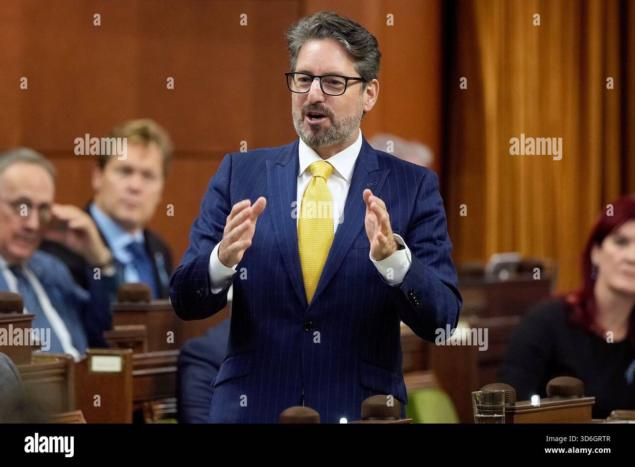 MP for Dufferin-Caledon Kyle Seeback rises during Question Period on ...