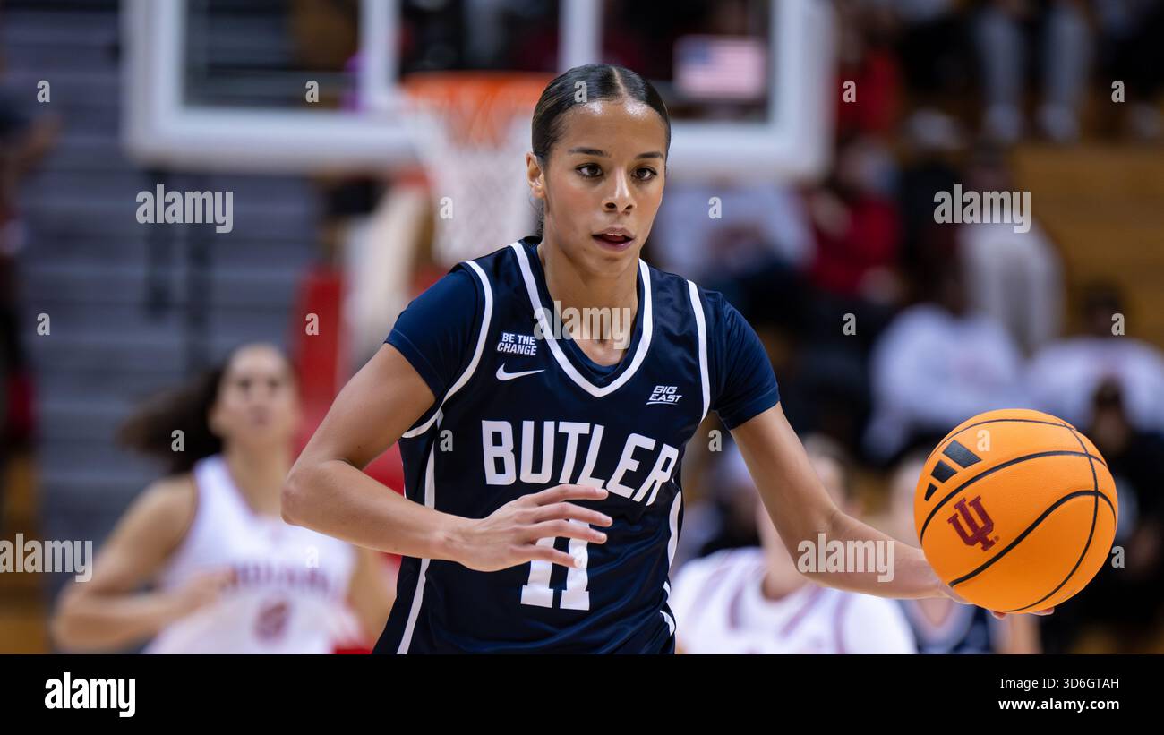 Butler guard Nevaeh Jackson (11) during the second half of an NCAA ...