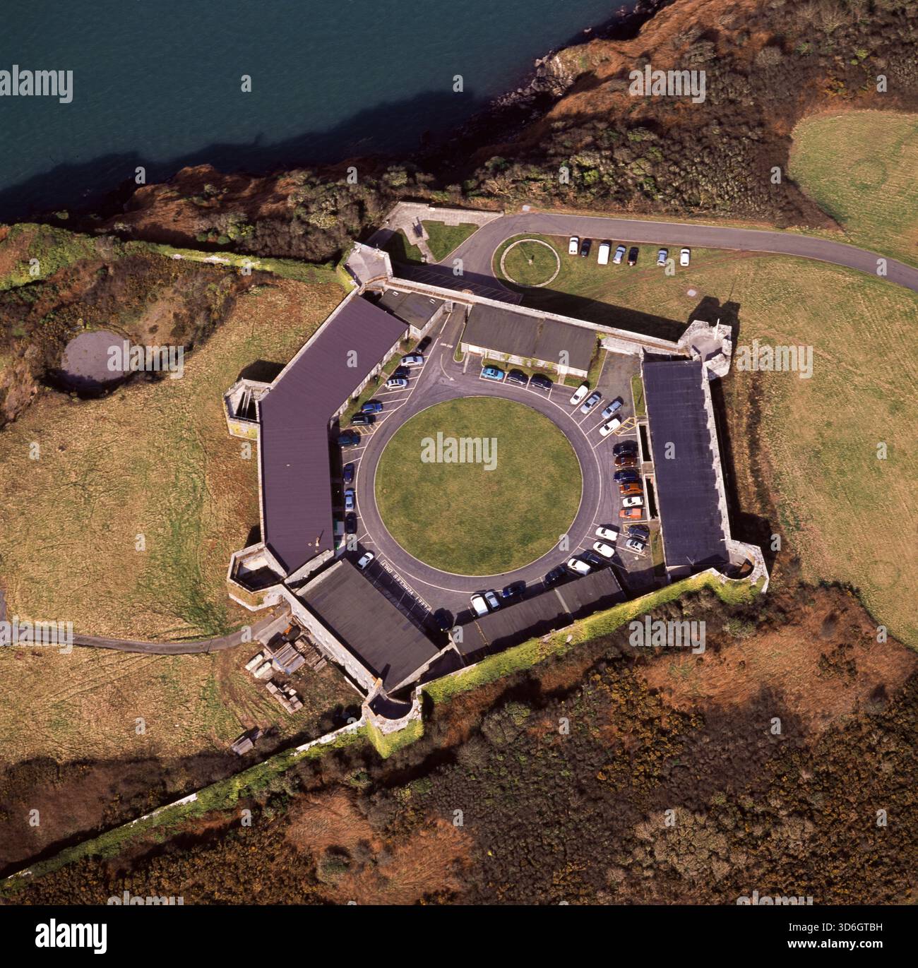 Popton Fort, a Palmerston fort completed in 1864 as part of the inner ...