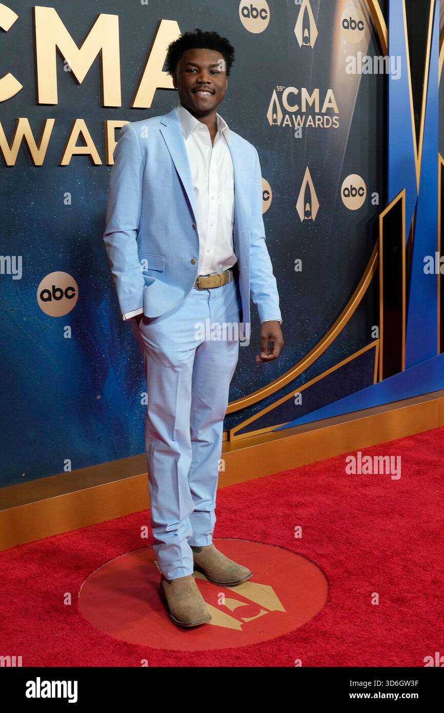 19 November 2025 - Nashville, Tennessee - Scoot Teasley. 59th CMA Awards held at Music City ...