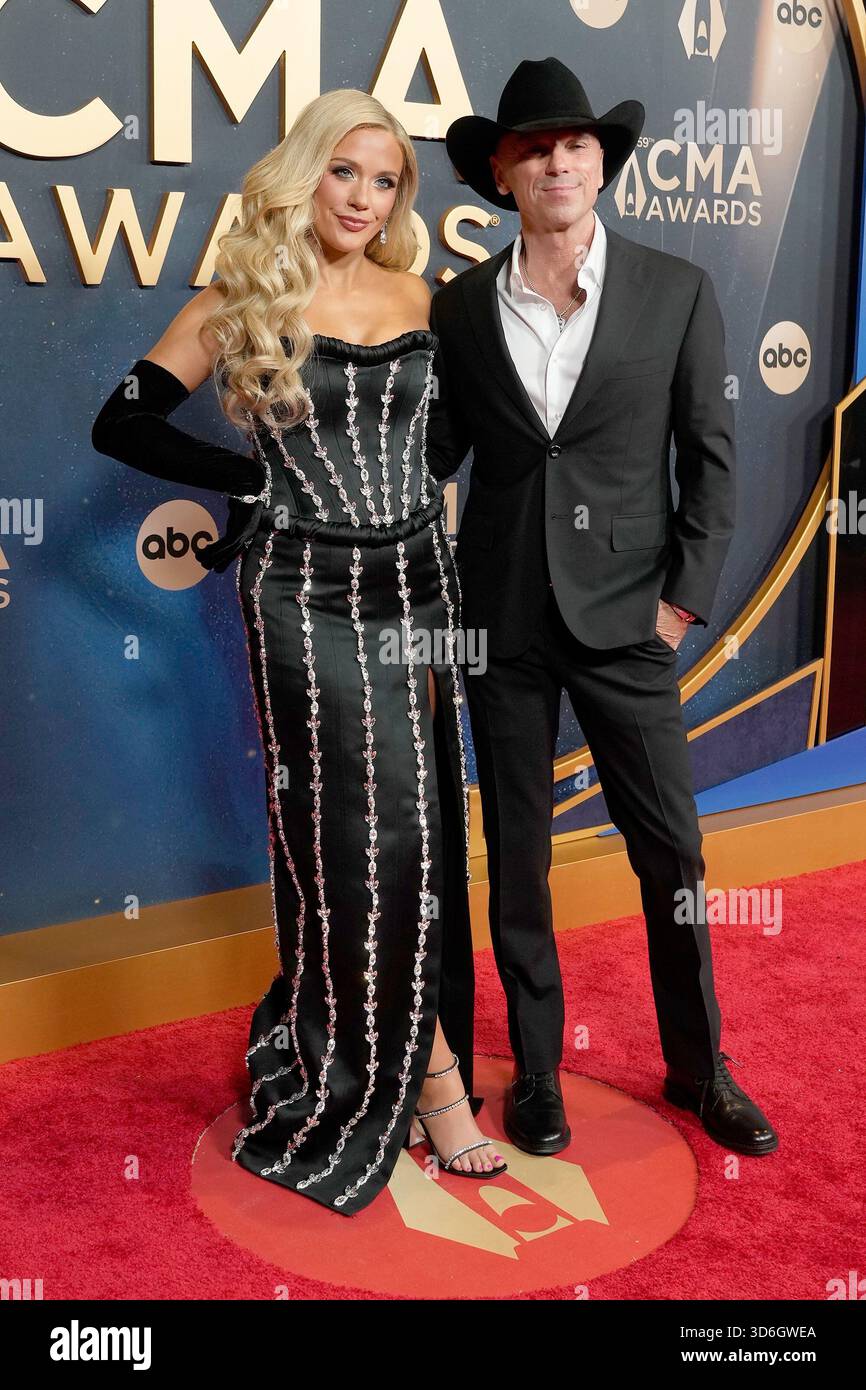 19 November 2025 - Nashville, Tennessee - Megan Moroney, Kenny Chesney ...