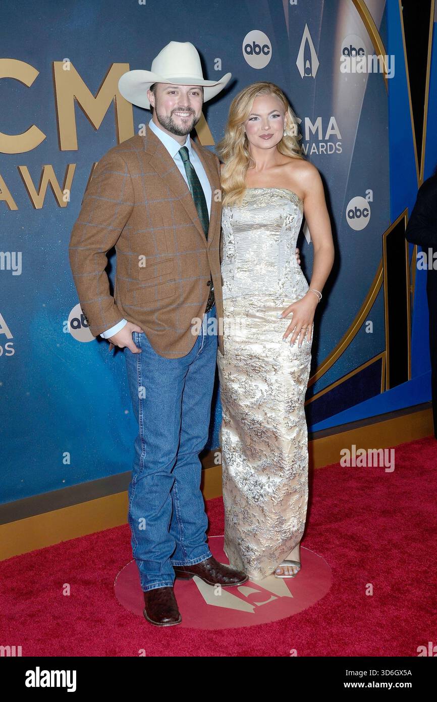 19 November 2025 - Nashville, Tennessee - Walker Montgomery, Krista ...