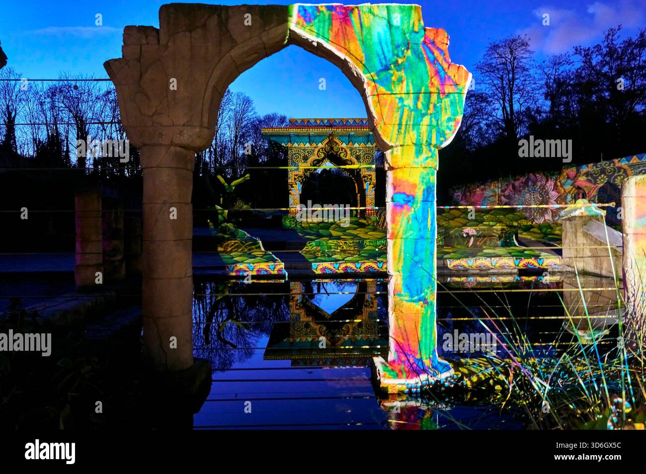 Eröffnung des Christmas Garden 2025 im Erlebnis-Zoo Hannover. Hannover ...