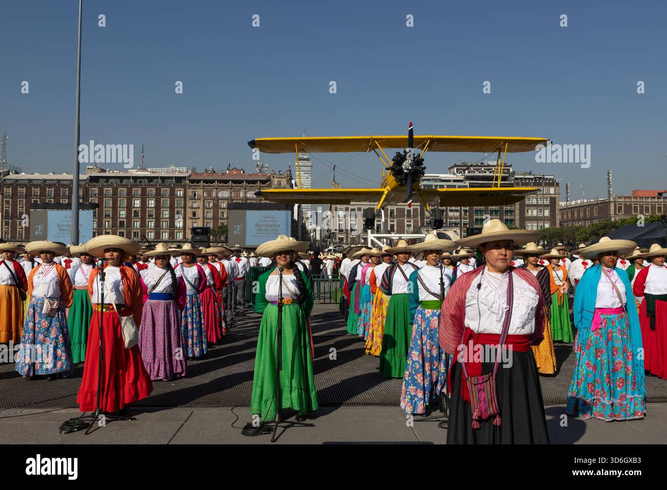 November 20, 2025, Mexico City, Mexico: Parade commemorating the 115th ...
