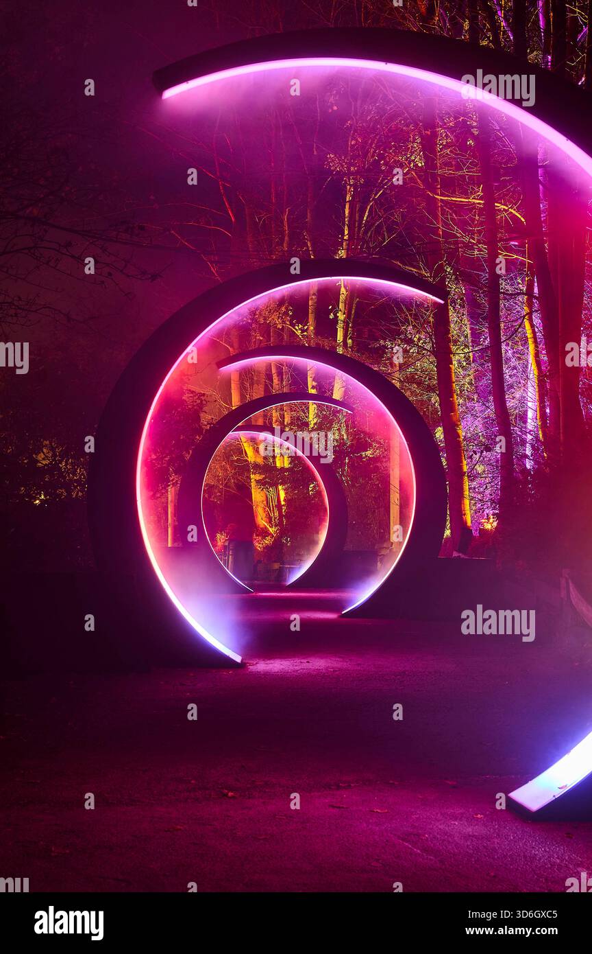 Eröffnung des Christmas Garden 2025 im Erlebnis-Zoo Hannover. Hannover ...