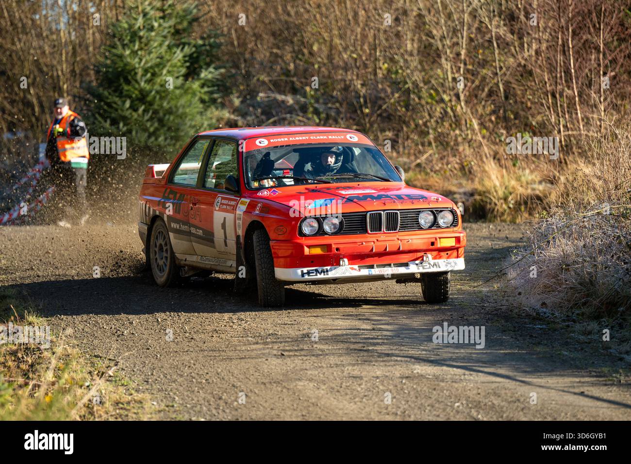 20 November 2025, Powys, Wales – 2025 Roger Albert Clark Rally – Stage 2 (Cefn) – Image Credit ...