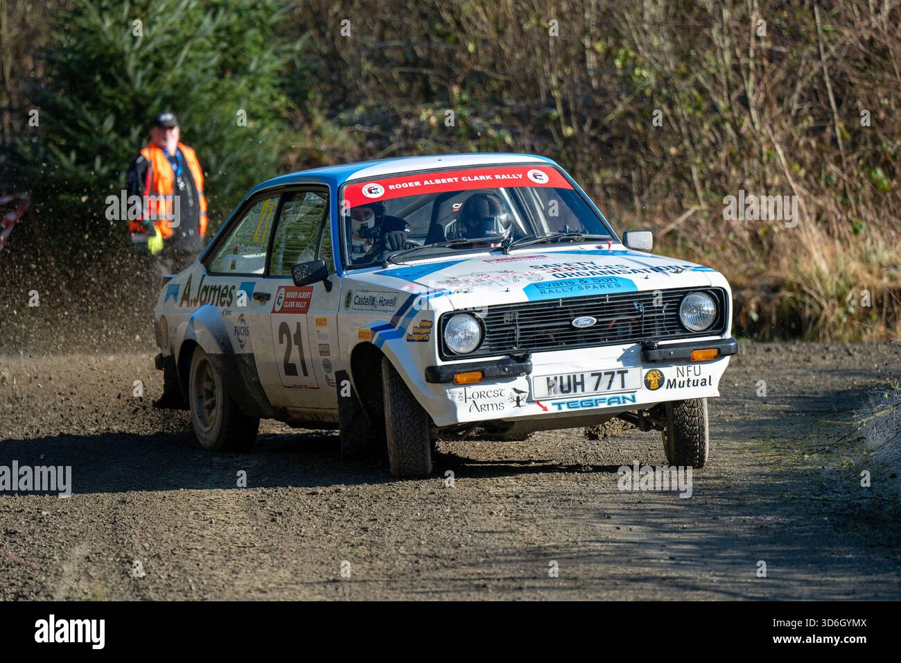 20 November 2025, Powys, Wales – 2025 Roger Albert Clark Rally – Stage 2 (Cefn) – Image Credit ...