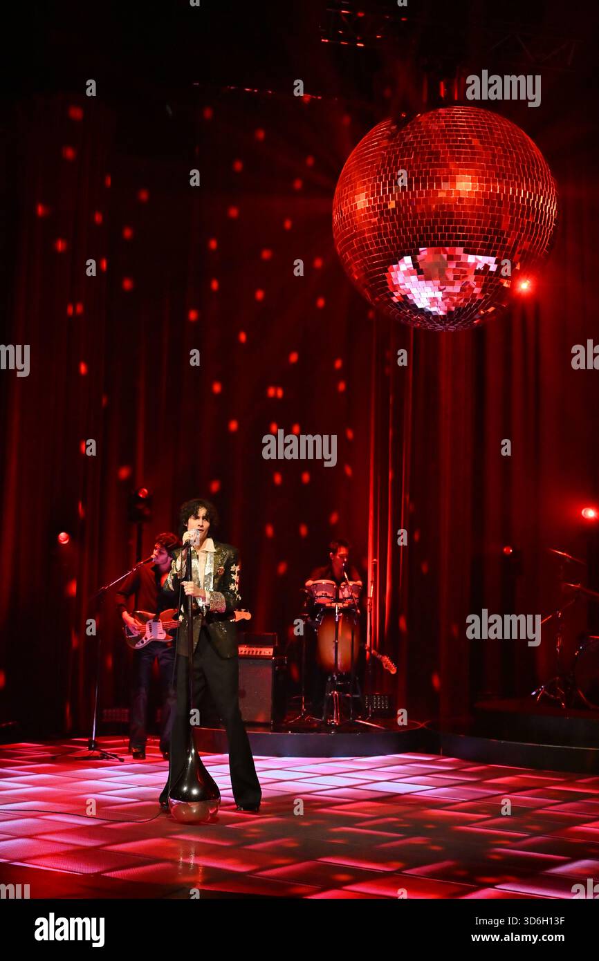 EDITORIAL USE ONLY Sombre performing filming for the Graham Norton Show ...