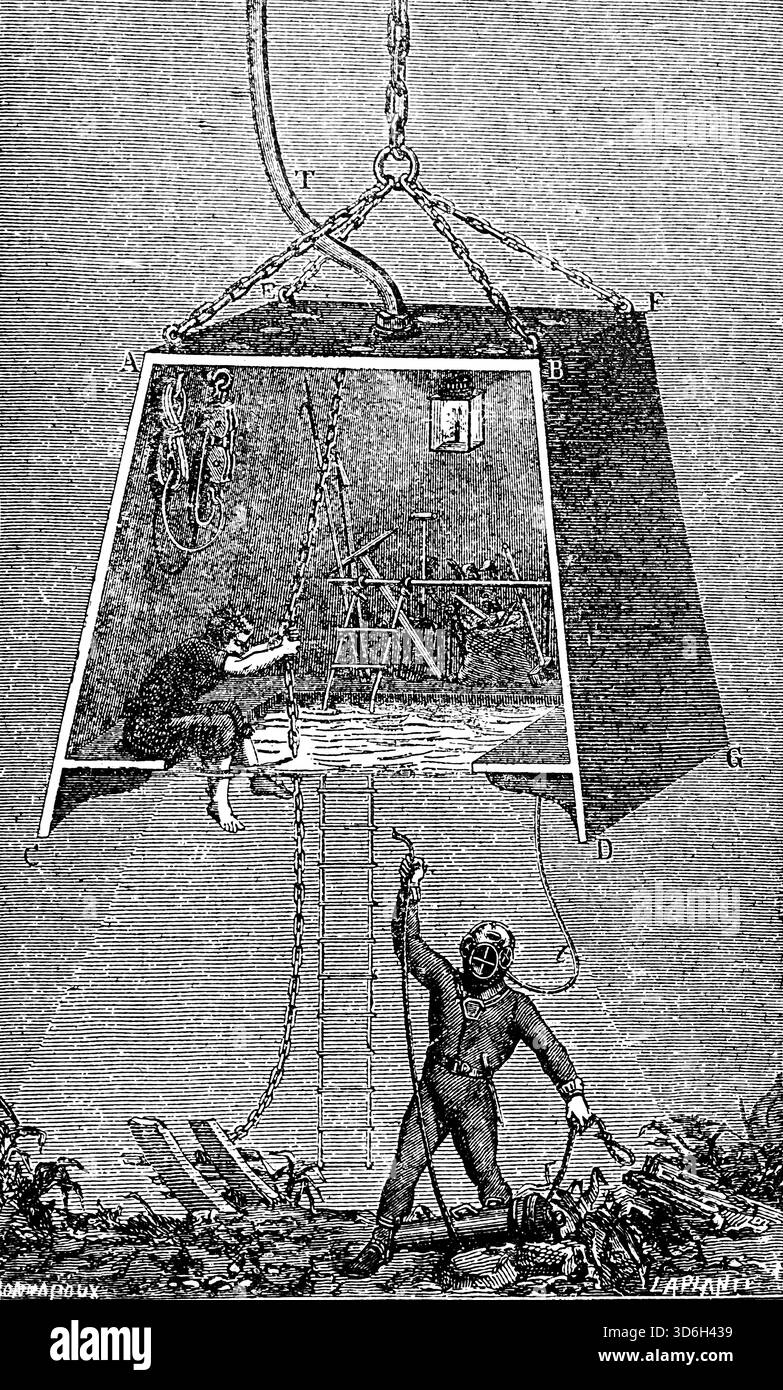 Diving suit historic Black and White Stock Photos & Images - Alamy