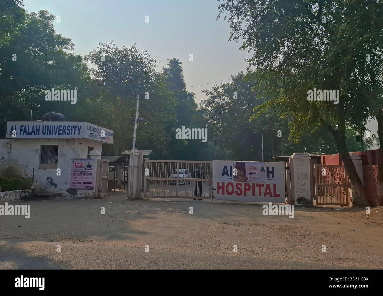 FARIDABAD, INDIA - NOVEMBER 20: View of deserted Al-Falah University ...