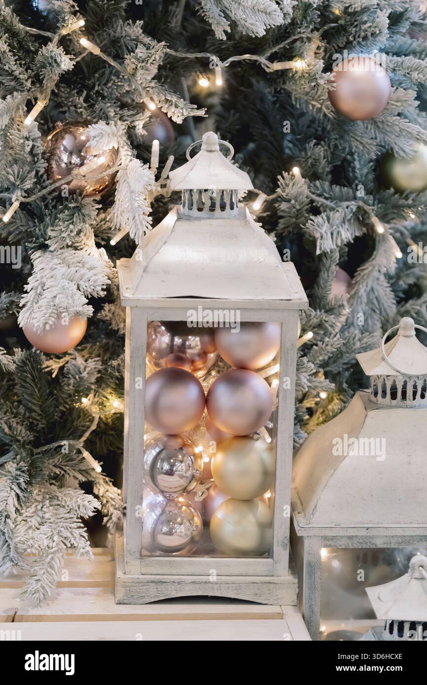 Lantern holiday baubles on hi-res stock photography and images - Alamy