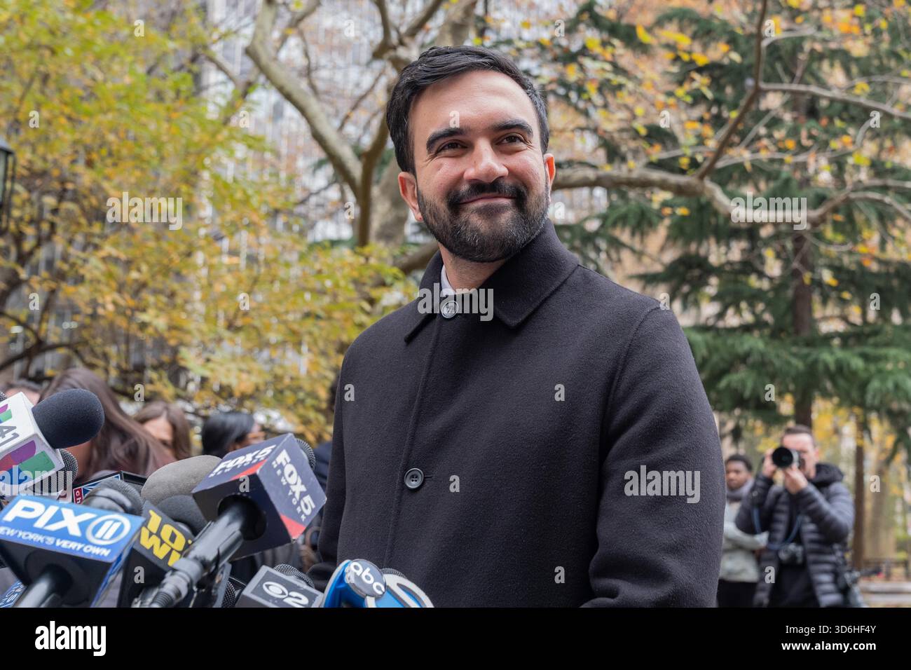 Zohran mamdani mayor elect hi-res stock photography and images - Alamy