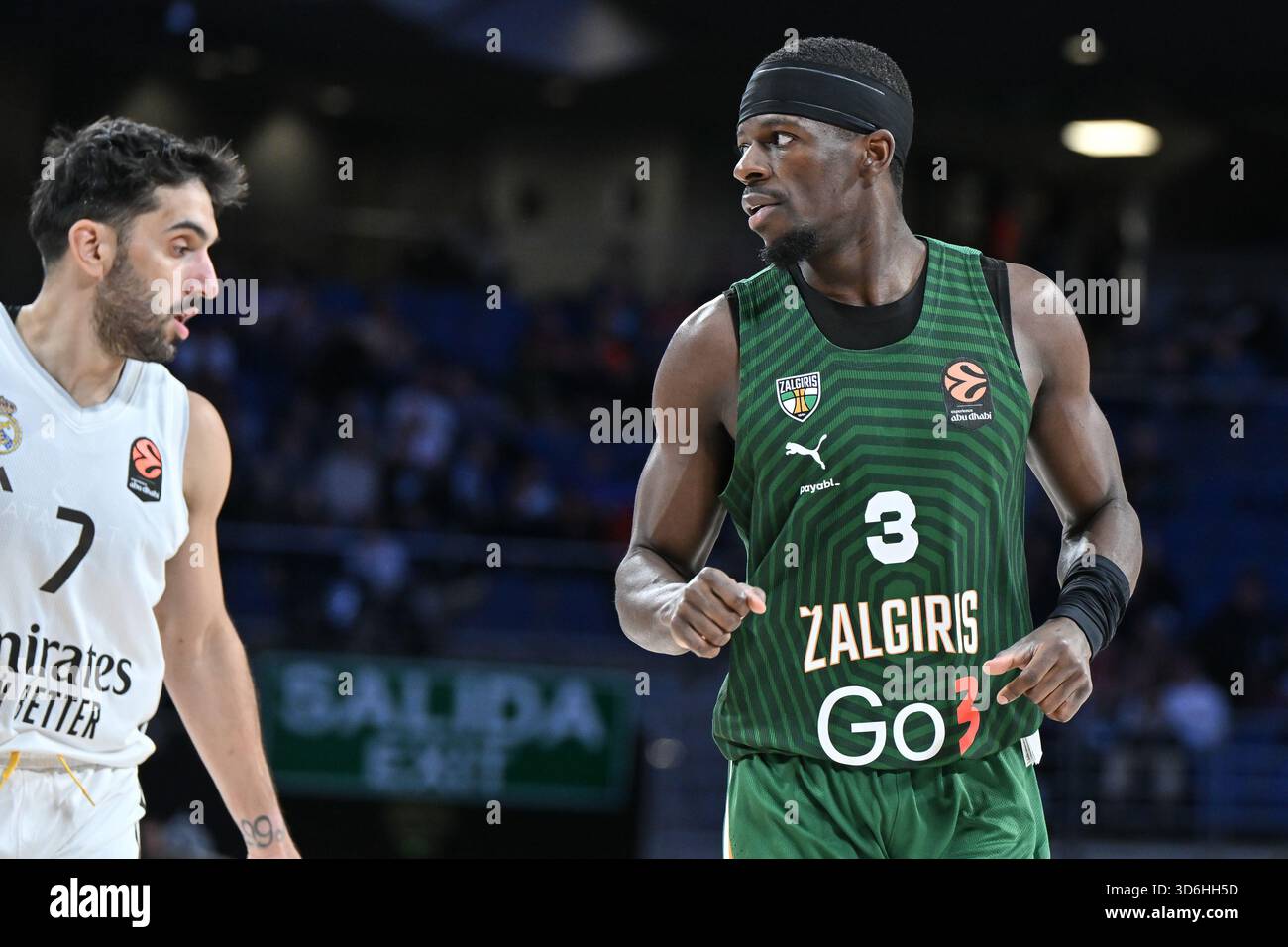 Francisco Silvain of Zalgiris Kaunas shoots during the EuroLeague match ...