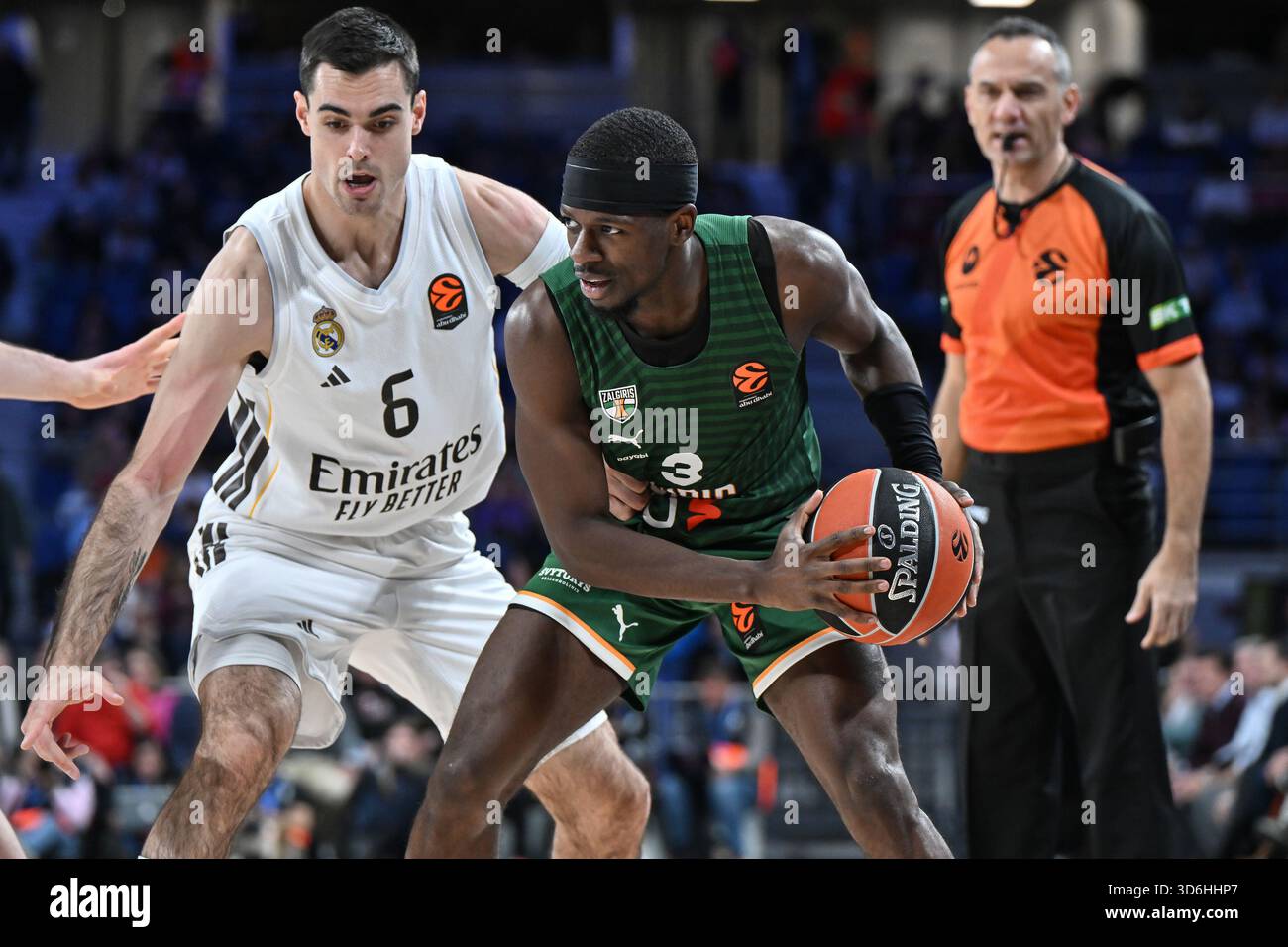 Francisco Silvain of Zalgiris Kaunas shoots during the EuroLeague match ...