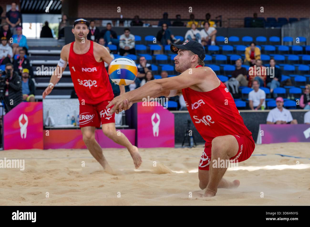 ADELAIDE, AUSTRALIA - NOVEMBER 20: Chtistian Sandlie Sorum. (Trikot No. 2, NOR), Anders Berntsen ...